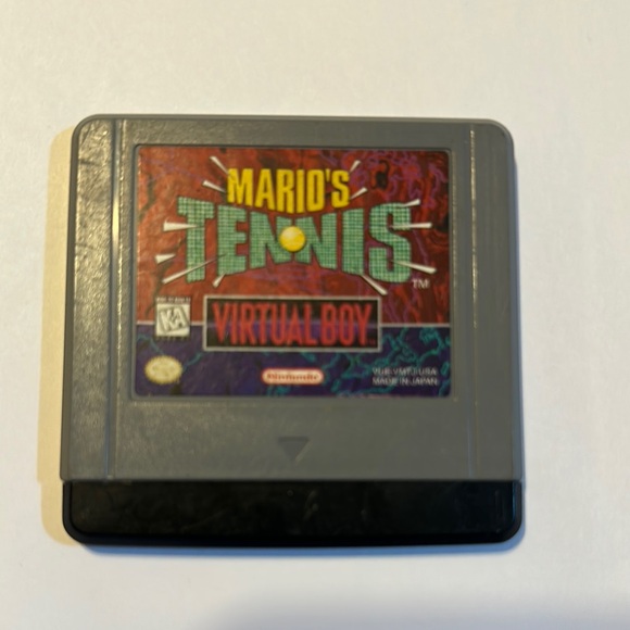 Nintendo | Accessories | Nintendo Virtual Boy Marios Tennis Game Gray ...